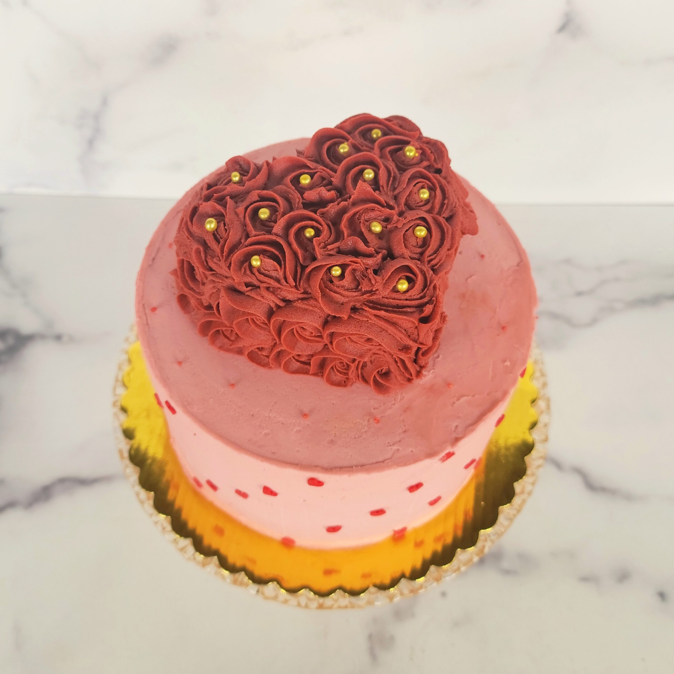 2-tier WeddingCake – Lezat Cakes